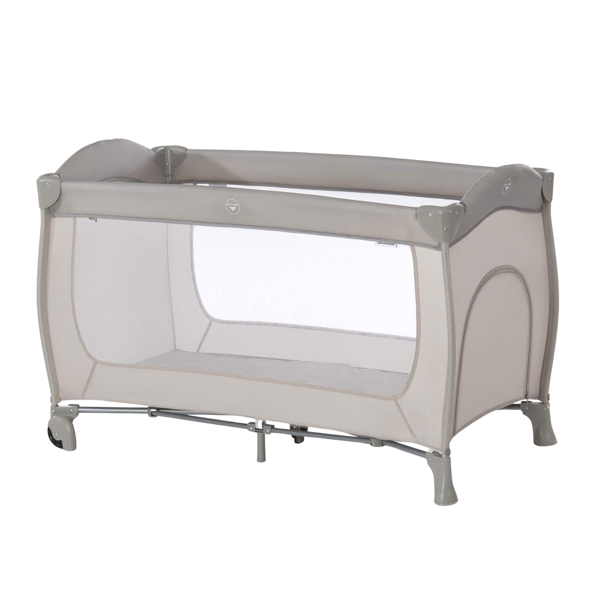 hauck Sleep N Play Go Plus Foldable Travel Bed & Playpen w/ Mattress ...