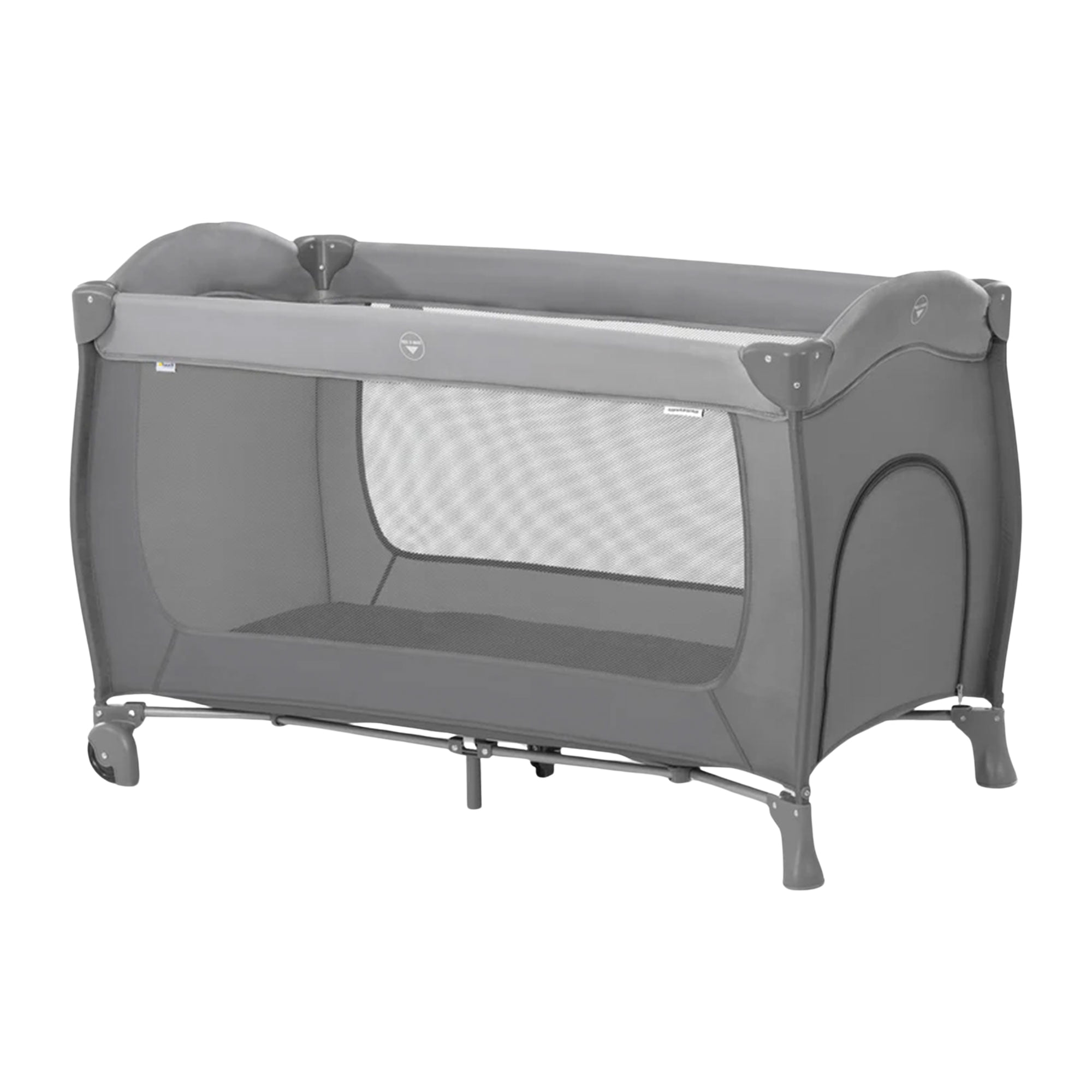 hauck Sleep N Play Go Plus Foldable Travel Bed & Playpen w/ Mattress ...