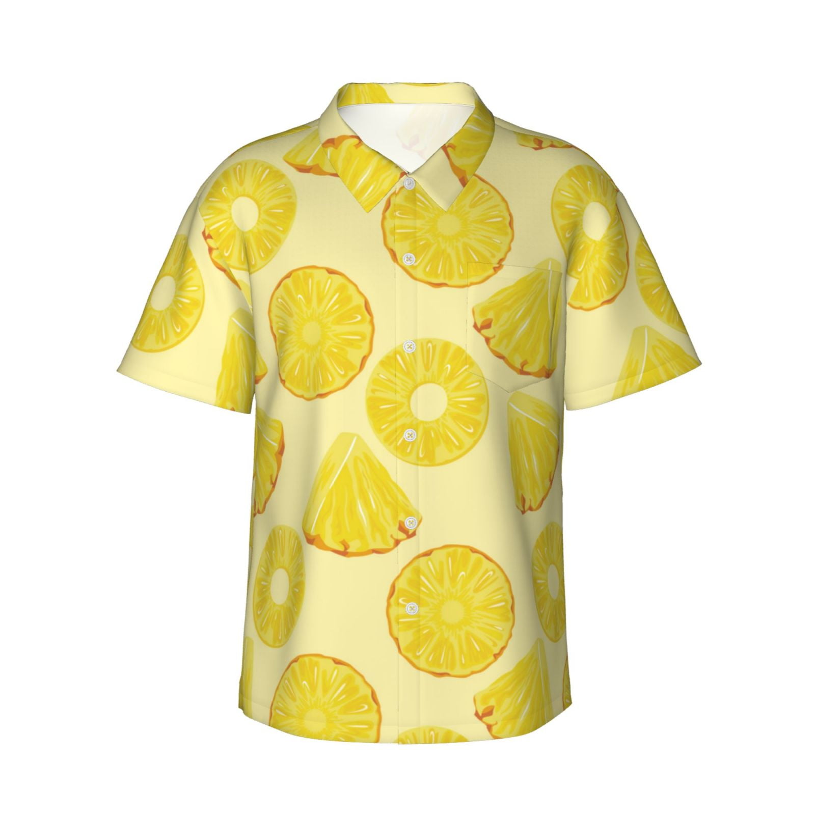 hawaiian shirt for men - Cute Hollow Pineapple Tropical Short Sleeve ...