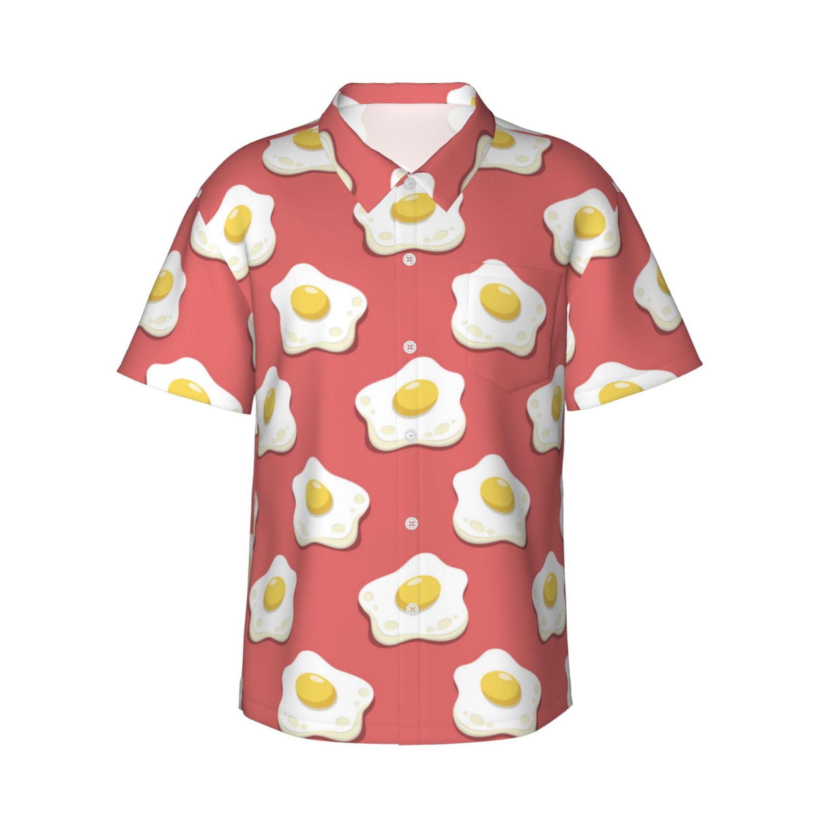 hawaiian shirt for men - Delicious Fried Egg Tropical Short Sleeve ...
