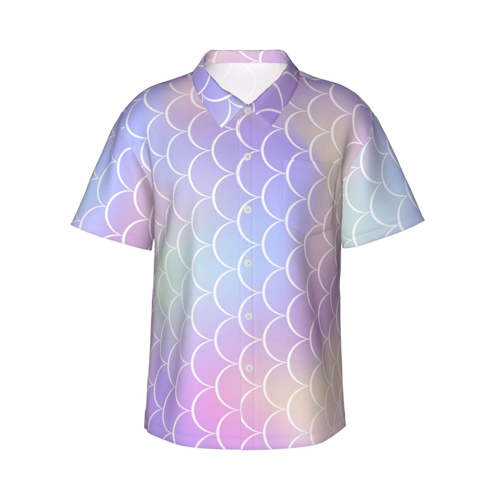hawaiian shirt for men - Fish Scale1 Tropical Short Sleeve Button Down ...