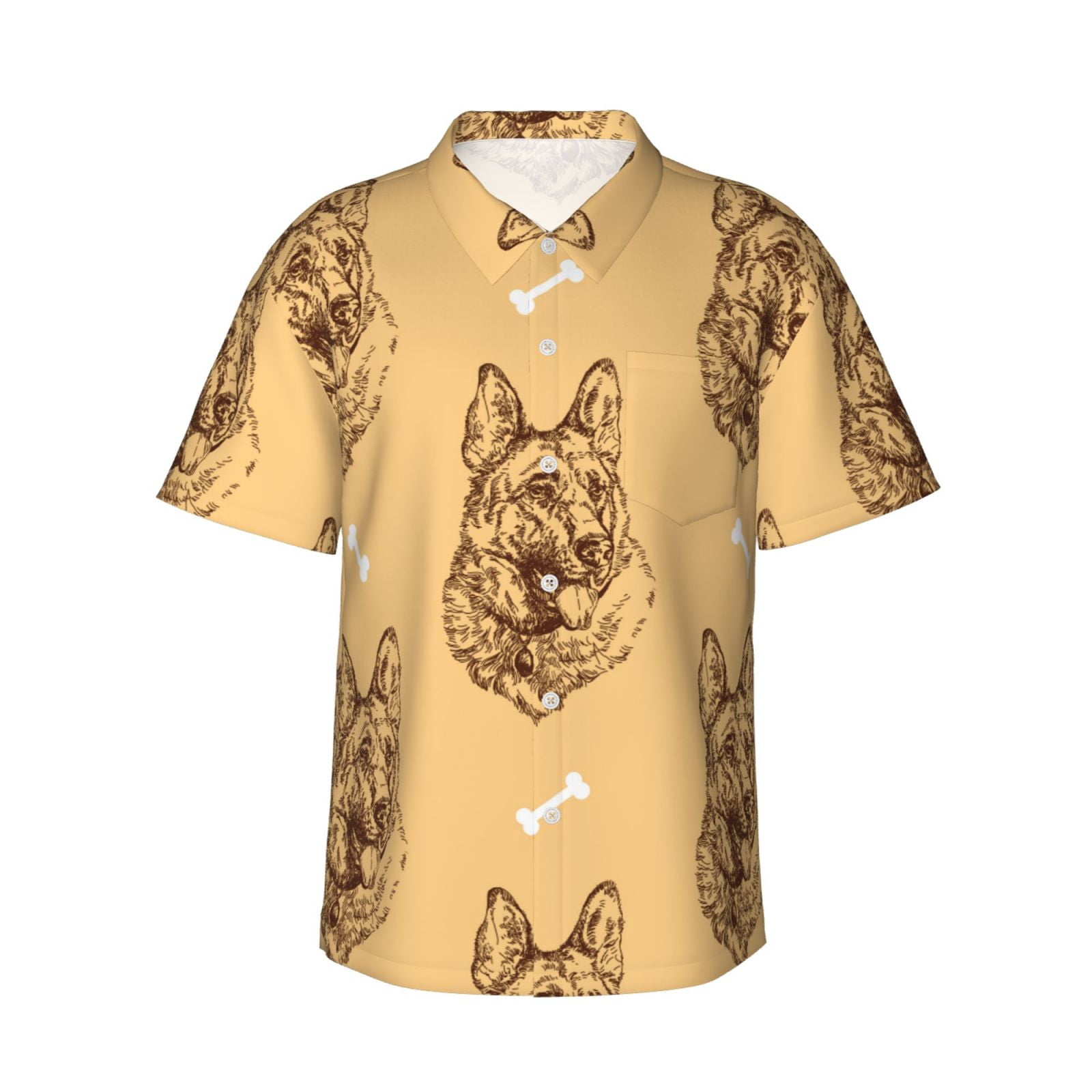 hawaiian shirt for men - German Shepherd Dog No.1004 Tropical Short ...