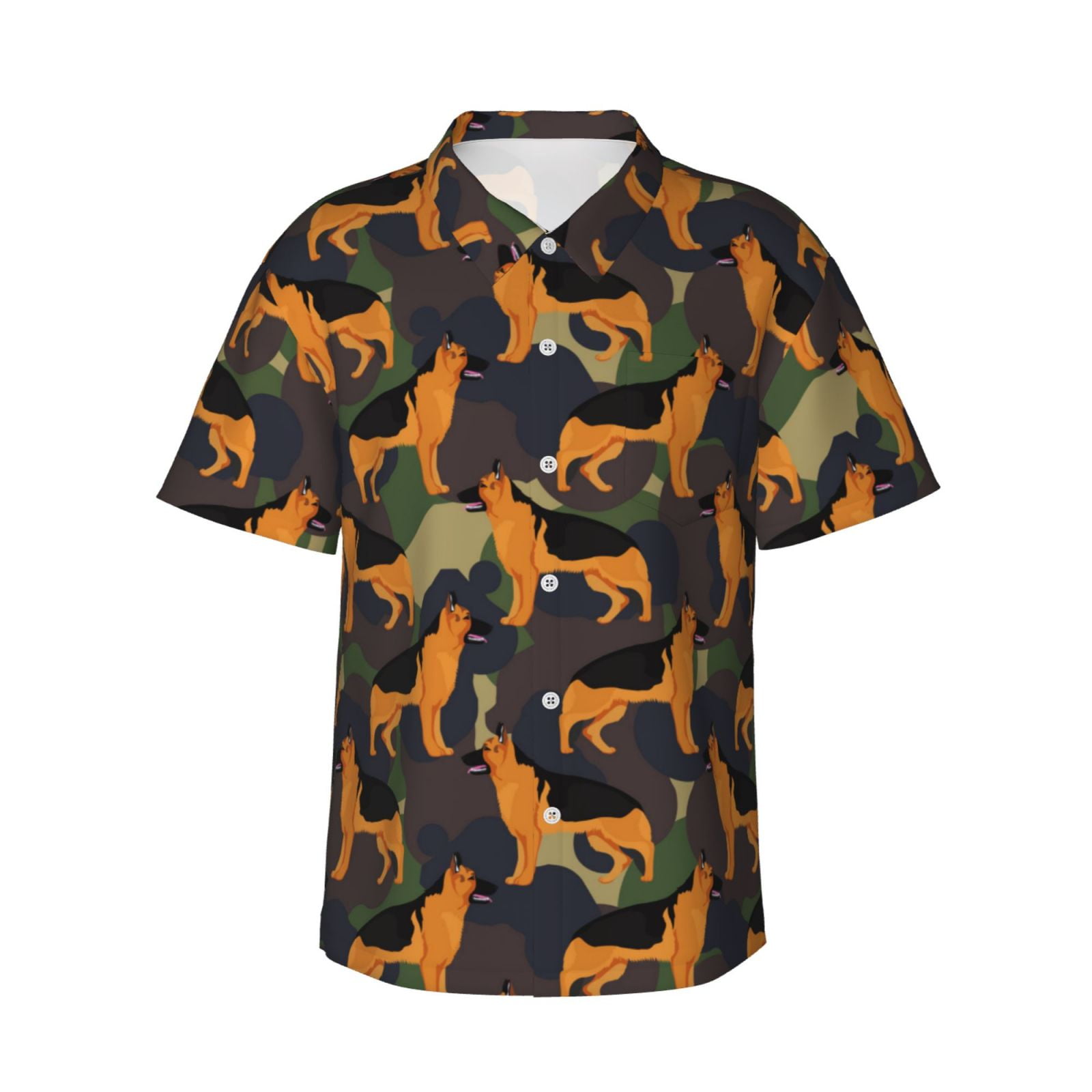 hawaiian shirt for men - German Shepherd Dog No.1006 Tropical Short ...