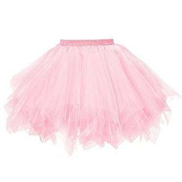 Womens Tutu Tulle Skirt 80's Tutu Skirt Layered Tulle Petticoat ...
