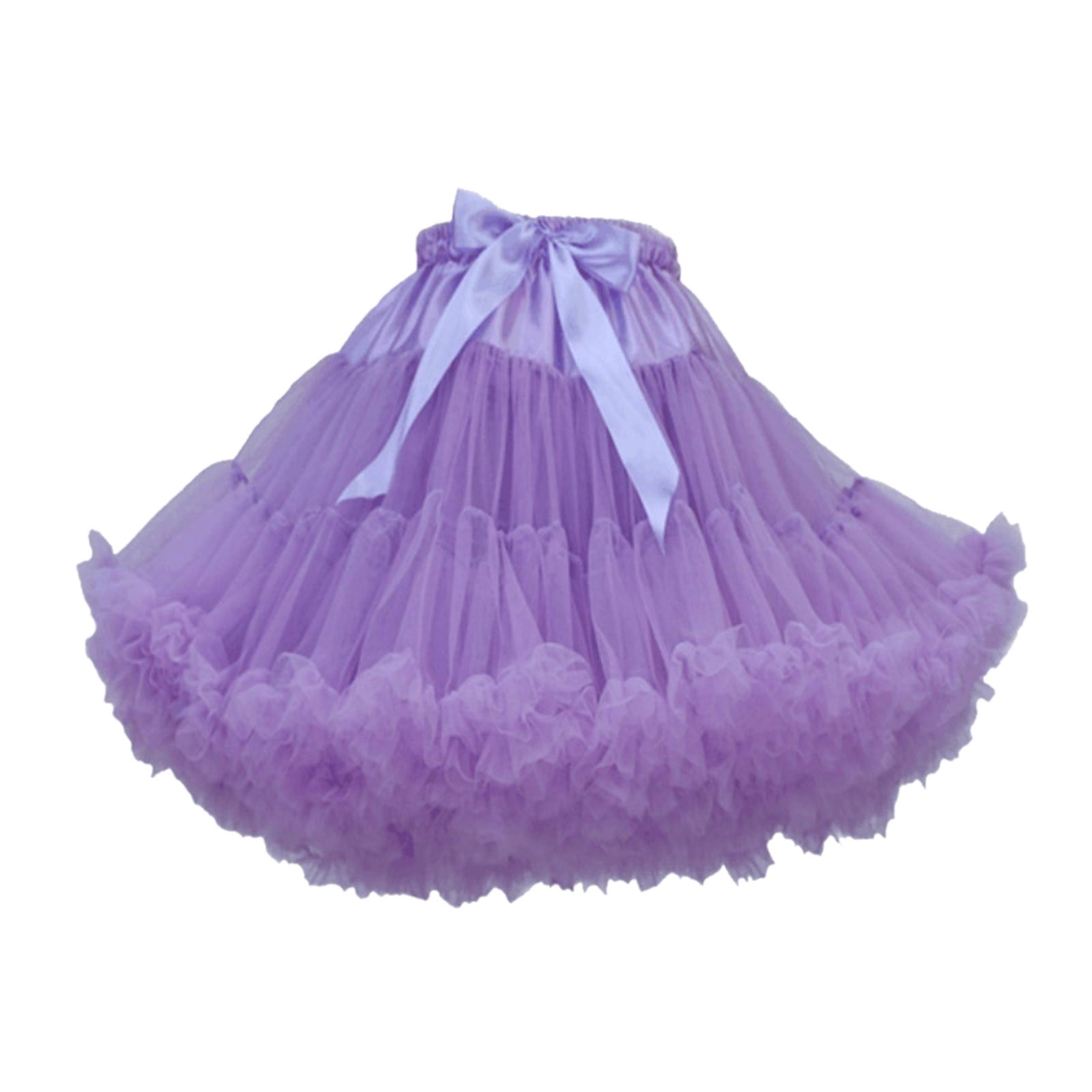 haxmnou women petticoat lolita tutu skirt underskirt short crinoline ...