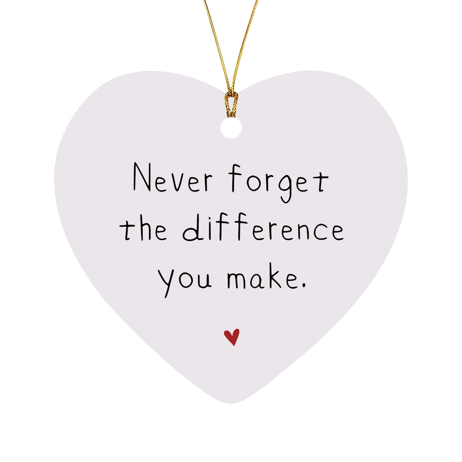 hcuribad Hangs Thank You Gifts Never Forget The Difference That You ...