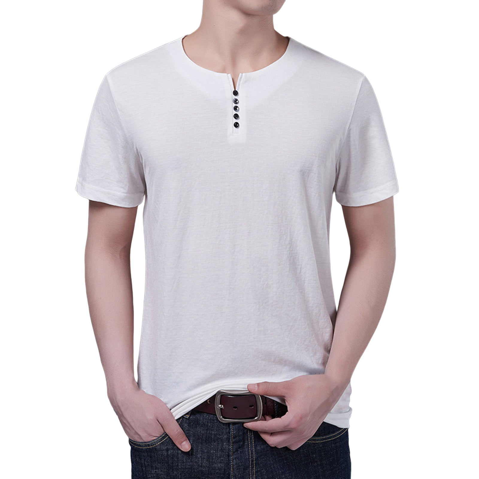 hcuribad Mens Shirts,2024 New Men's Popular Beach Holiday Shirt Cuff ...