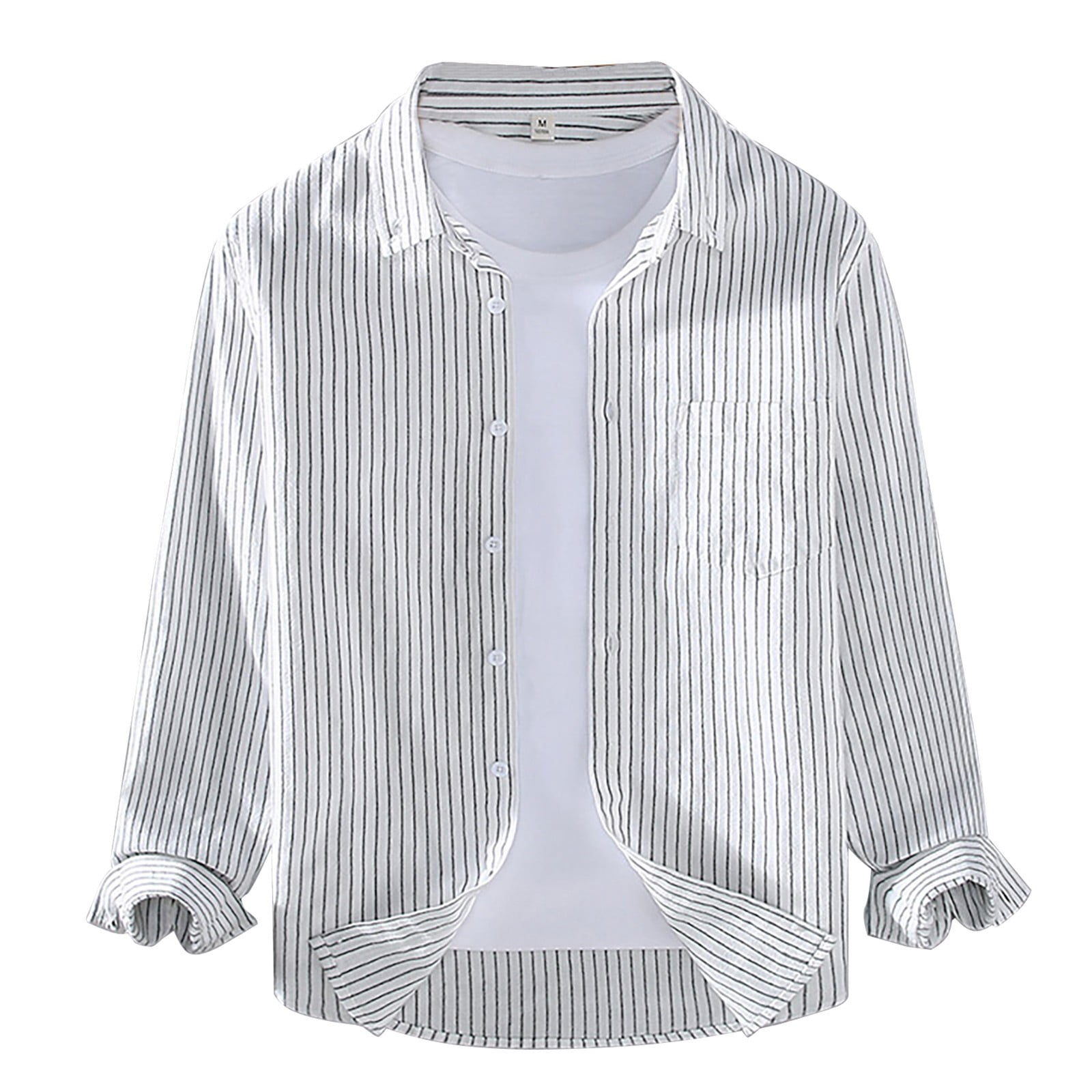 hcuribad Mens Shirts,2024 New Men's Shirt Fashion Trend Loose Square ...
