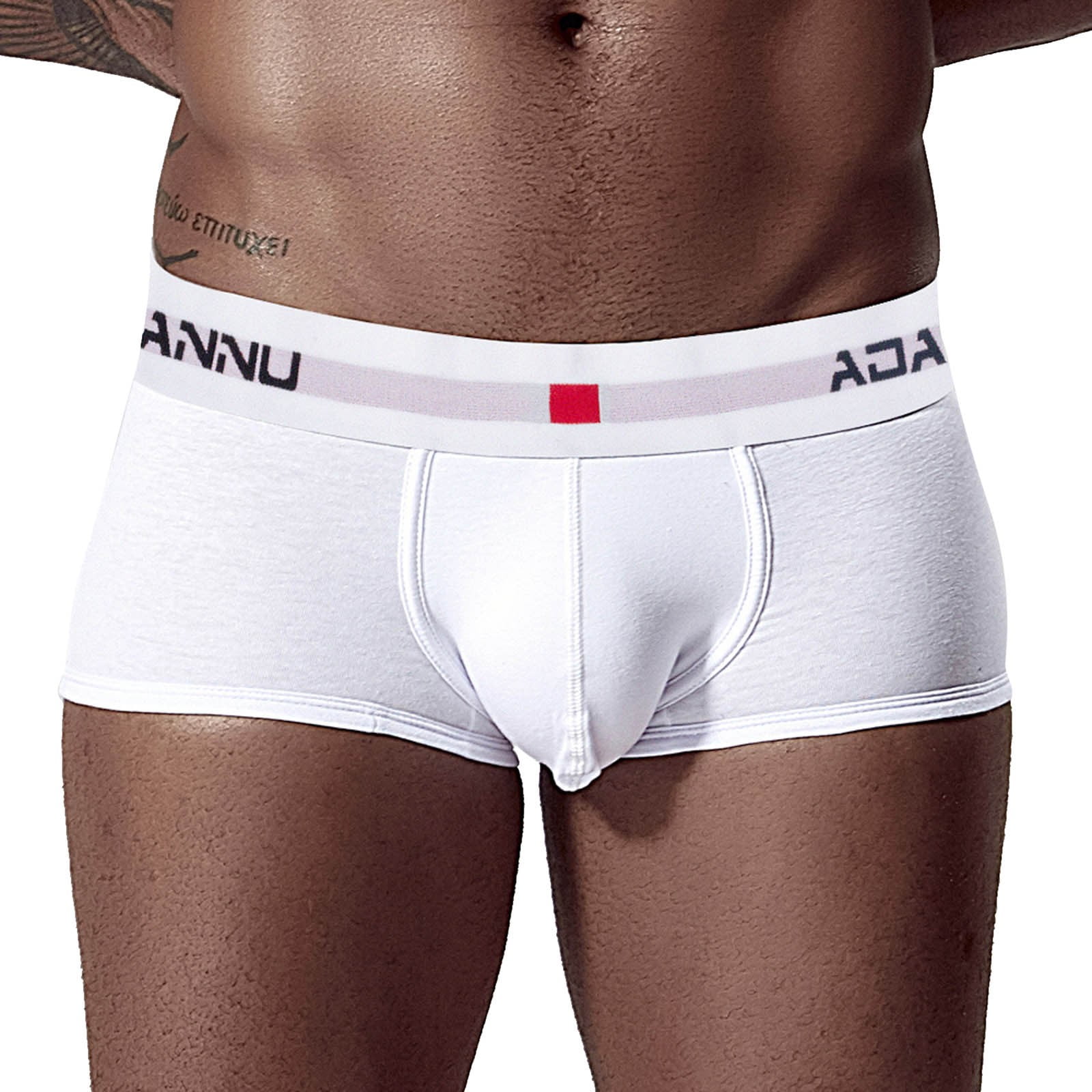 Hcuribad Mens Underwear Low Waist Bikini Sexy Mens Cotton High Fork