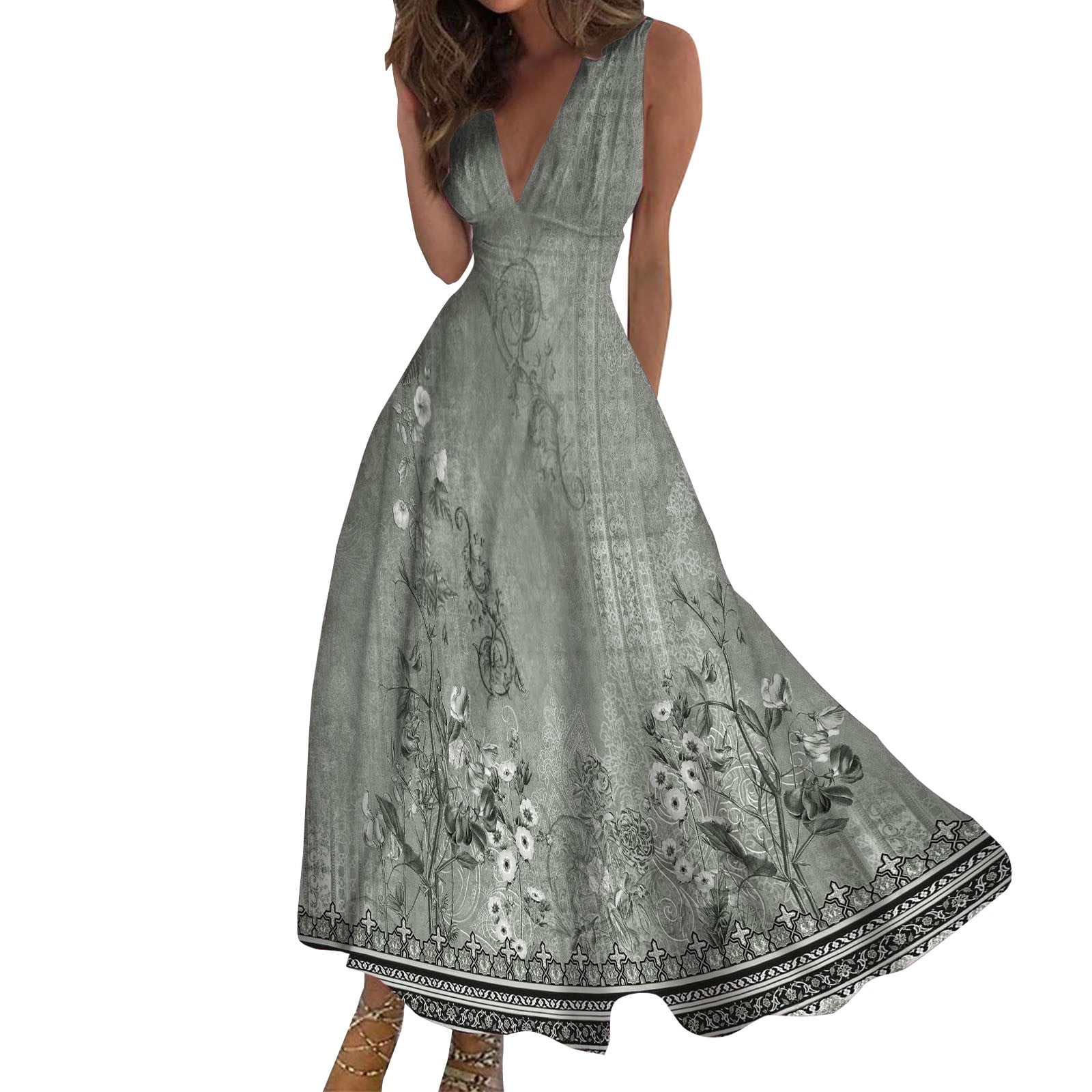 Hcuribad Plus Size Dresses For Curvy Women New 2024 Womens Slip