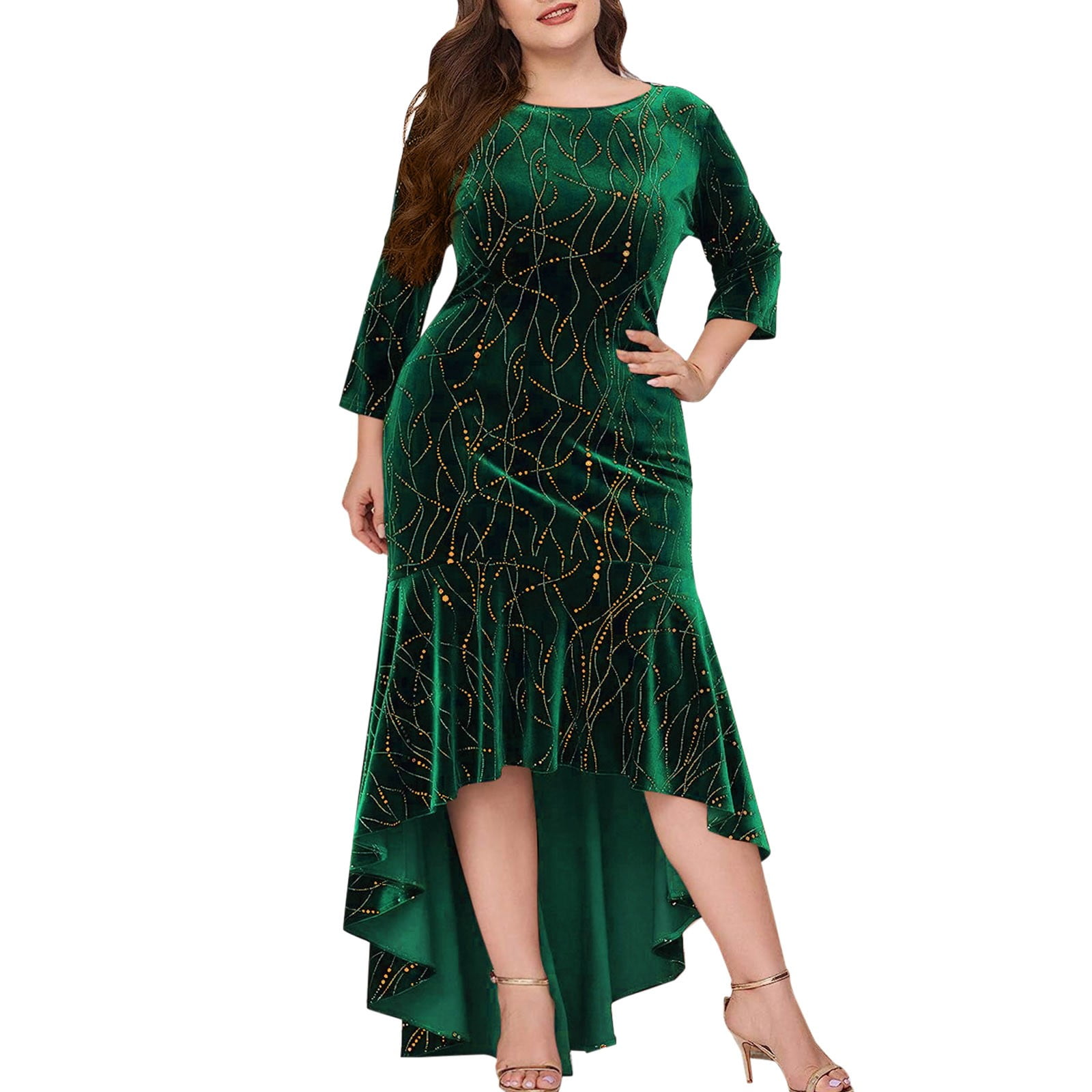 Hcuribad Plus Size Dresses For Curvy Women New 2024 Womens Strapless