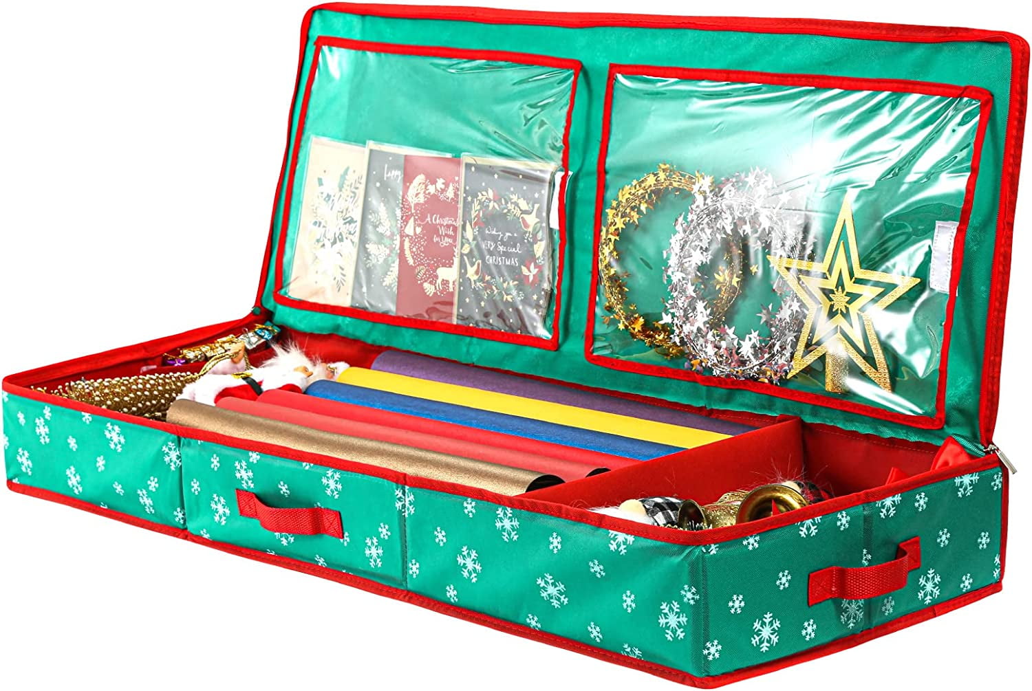 hdugfsjd HCOCM Wrapping Paper Storage Container \u2013 Fits up to 40 ...