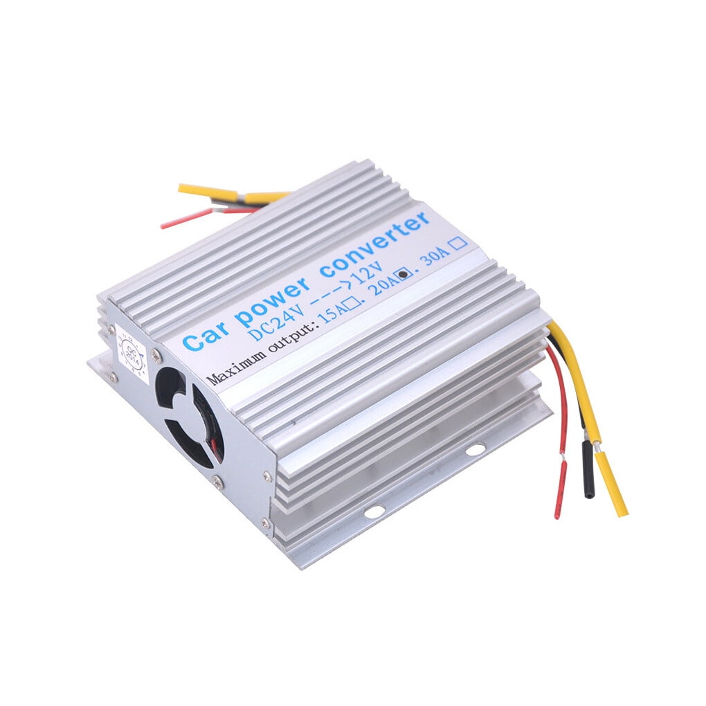 hefilesy 24V to 12V Car Voltage Reducer Replacing Heat Dissipation ...
