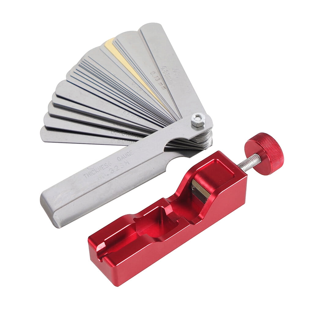 hefilesy Spark Plug Gap Kit, Red&Complete Set With Feeler Gauge ...