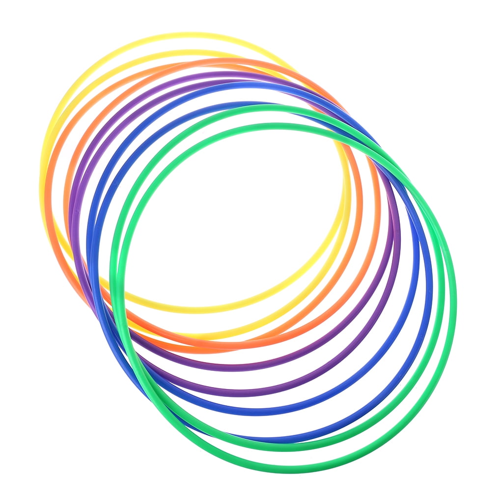 hejhncii 10 Pcs Toss Rings Throw Carnival Backyard Games Kids Intelli ...