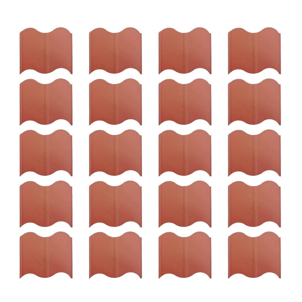 hejhncii 20Pcs Gardens Fence Outdoor Lawn Ground Edging Fence ...