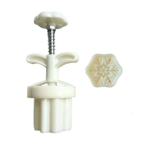 hejhncii 30g Plastic Material Mooncake Mold Christmas Series Stamps ...