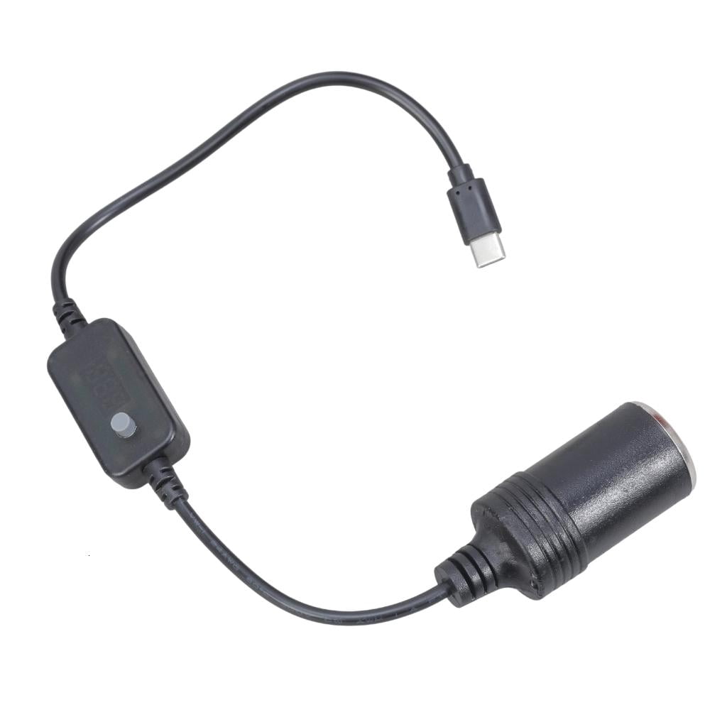 hejhncii 5V to 20V PD USB C to Cigarettes Lighter Female Adapter Cable ...