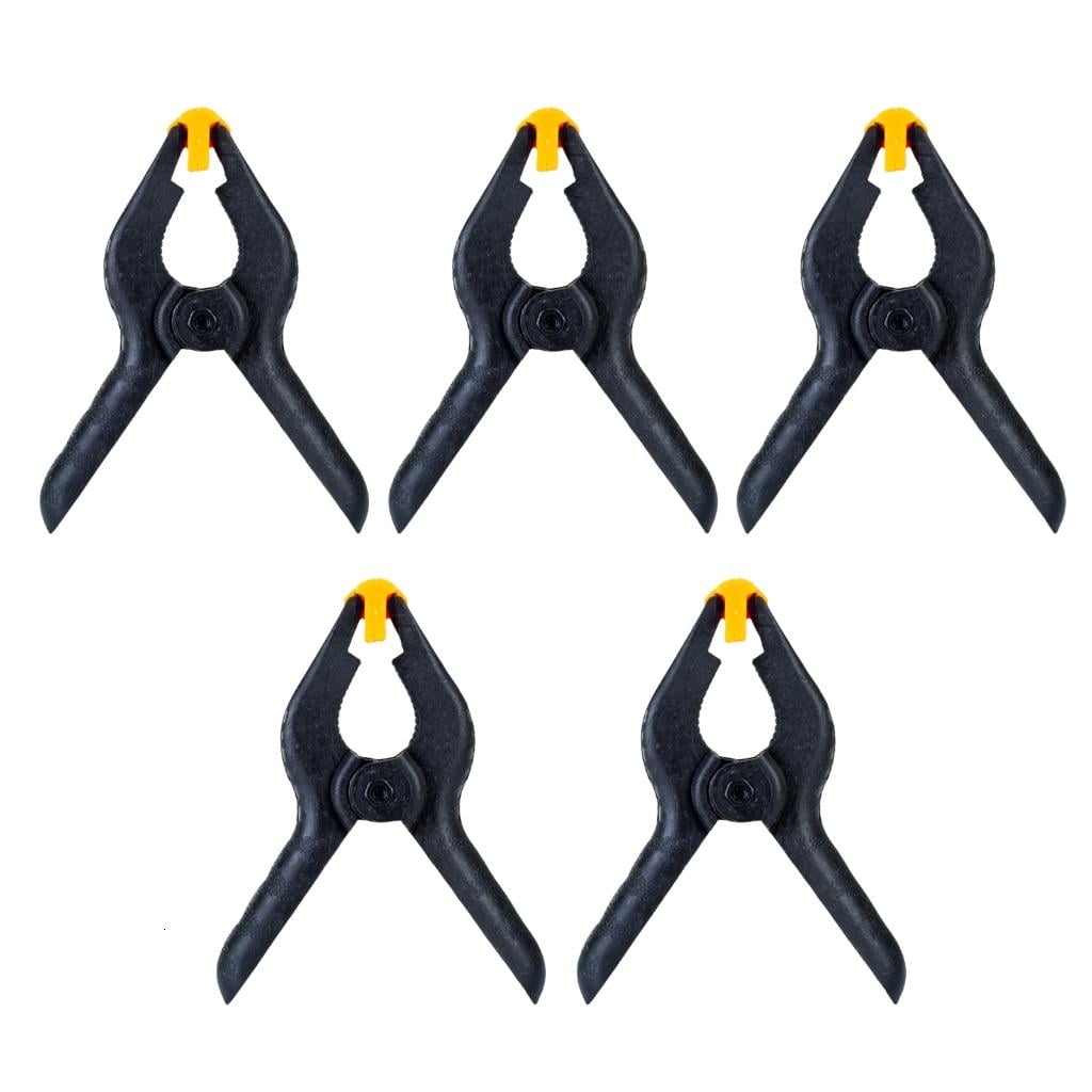 hejhncii 5pcs Black Plastic Clamps for Photography Backdrops and Art ...