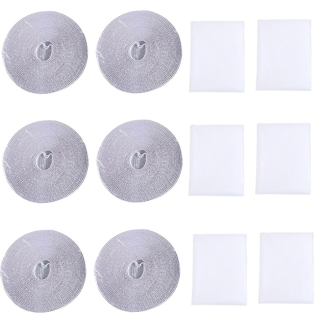 hejhncii 6Pcs Window Screen Panel Adhesive Installation Tear Resistant ...