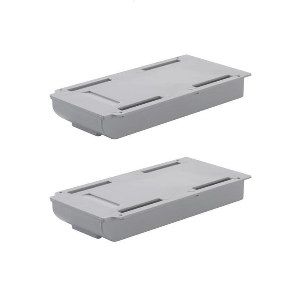 hejhncii Adhesive Mounted Under Table Concealed Storage Box ...