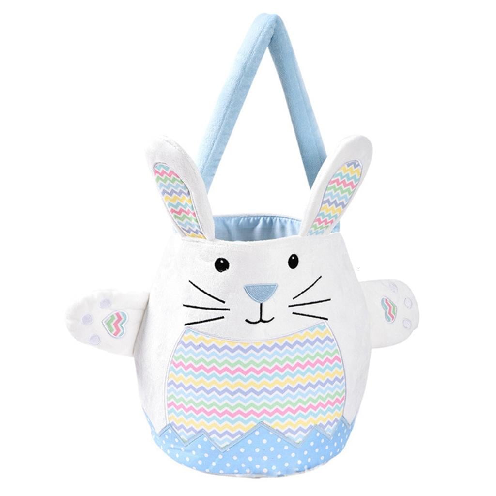 hejhncii Delicate Woven Storage BinRabbit Fabric Basket for Easters ...