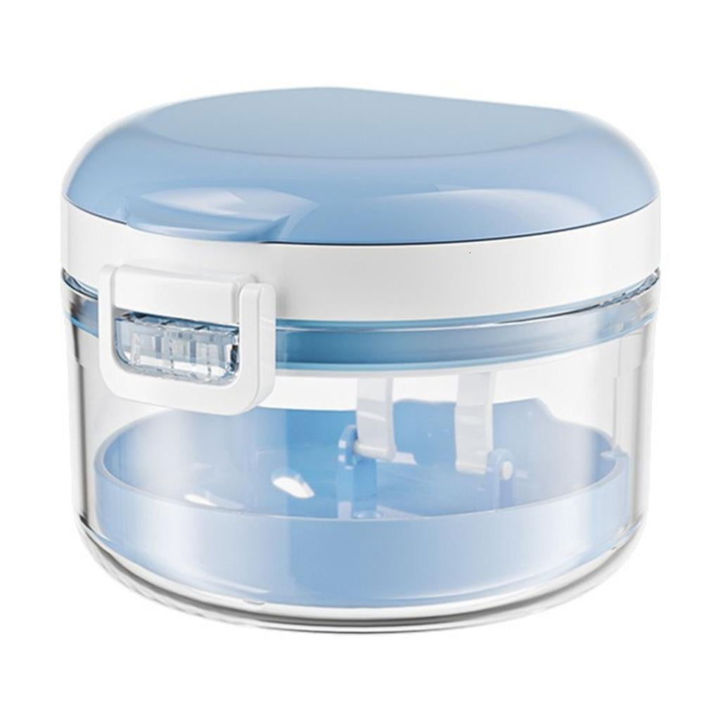 hejhncii Denture Care Container Separated Compartments Sturdy ABS ...