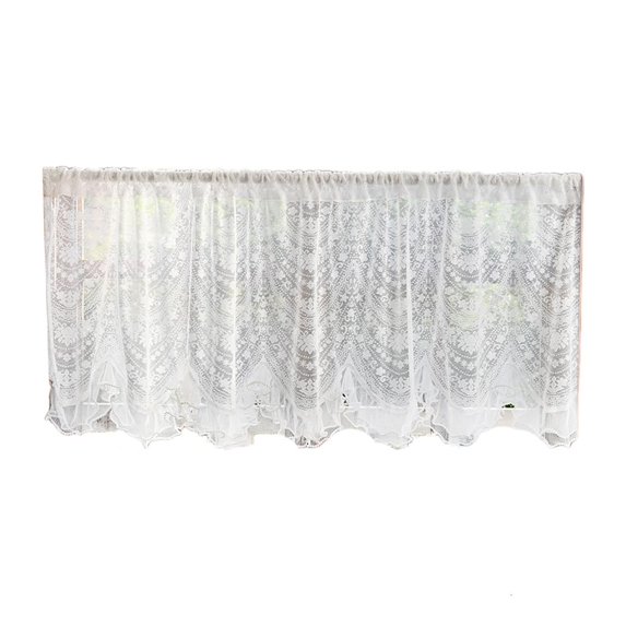 hejhncii Easy Assembly Fabric Sheer Panel Rod Pocket Styles Living Room ...