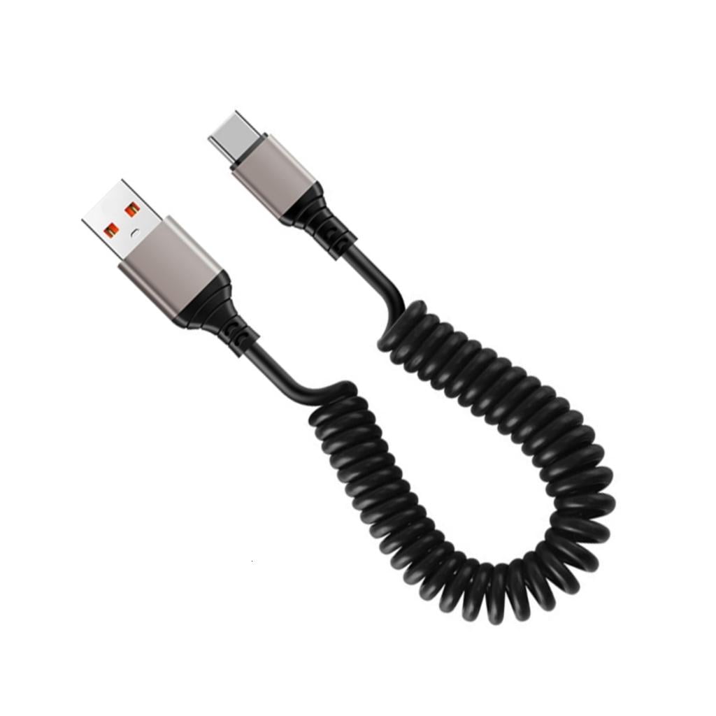 hejhncii Expandable USB Type C Cord Power Cable Wire for Safe Charging ...