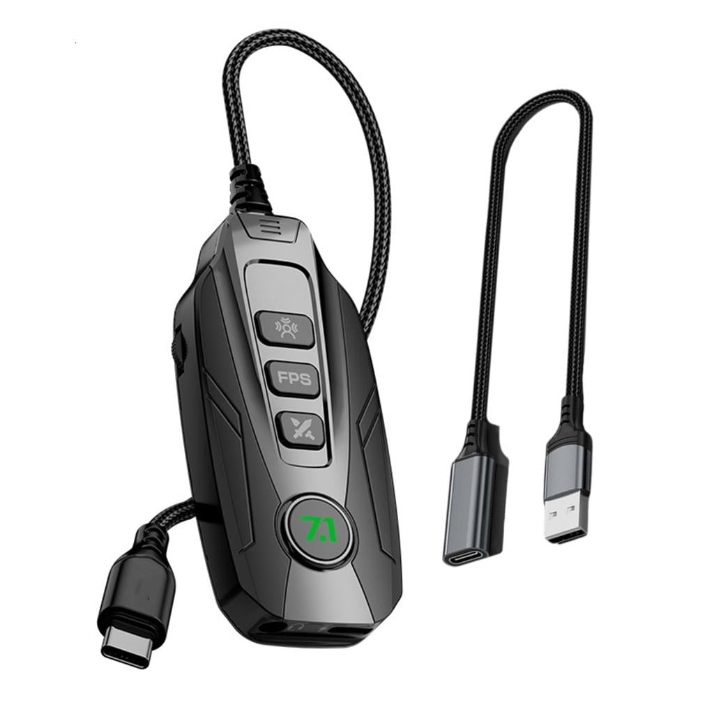 hejhncii External USB Mini Sound Card 7.1 Channel Gaming Sound Card for ...