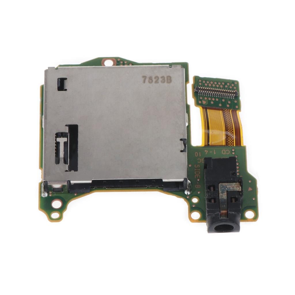 hejhncii Game Cartridge Card Slot Board with Headset Jack Port Socket ...