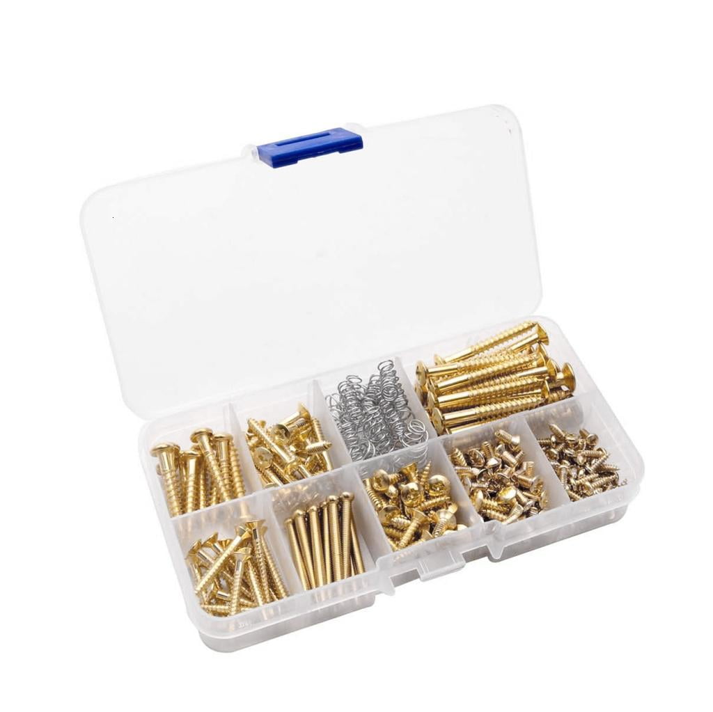 hejhncii Guitar Screw Kits, 226Pcs 9 Types Guitar Screw Assortment Set ...
