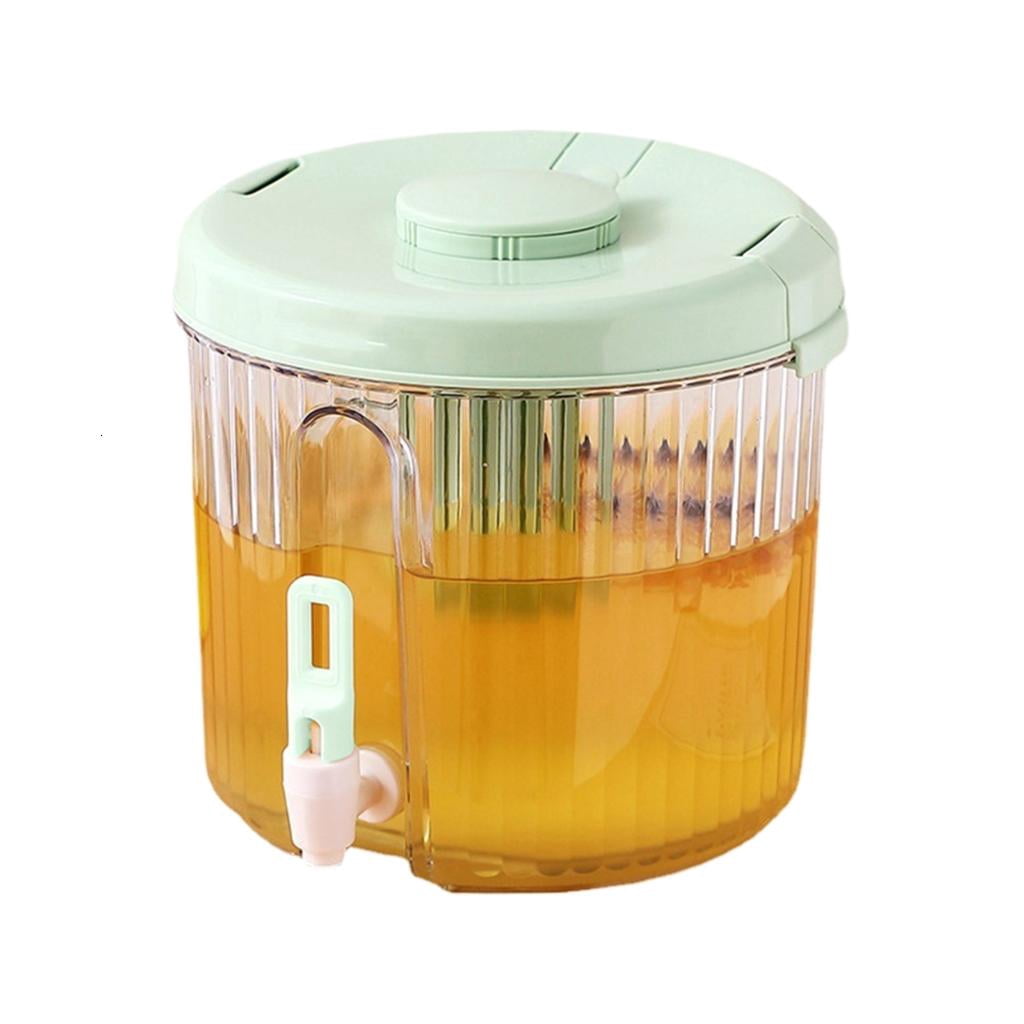 hejhncii High Capacity Cold Drink Dispenser Plastic Leak Proof with Tap ...