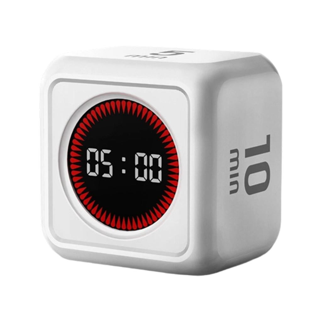 hejhncii LED Display Timer Count Down Alarm Cubes Shape Timer Kitchen ...