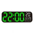 hejhncii Large Screen LED Digital Clock with Remote Control Timer ...
