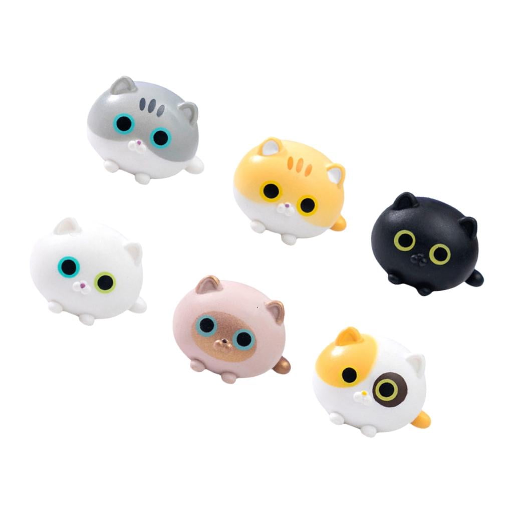 hejhncii Mini Resin Cats Tiny Cats Miniature Cats Figurine for Fairys ...