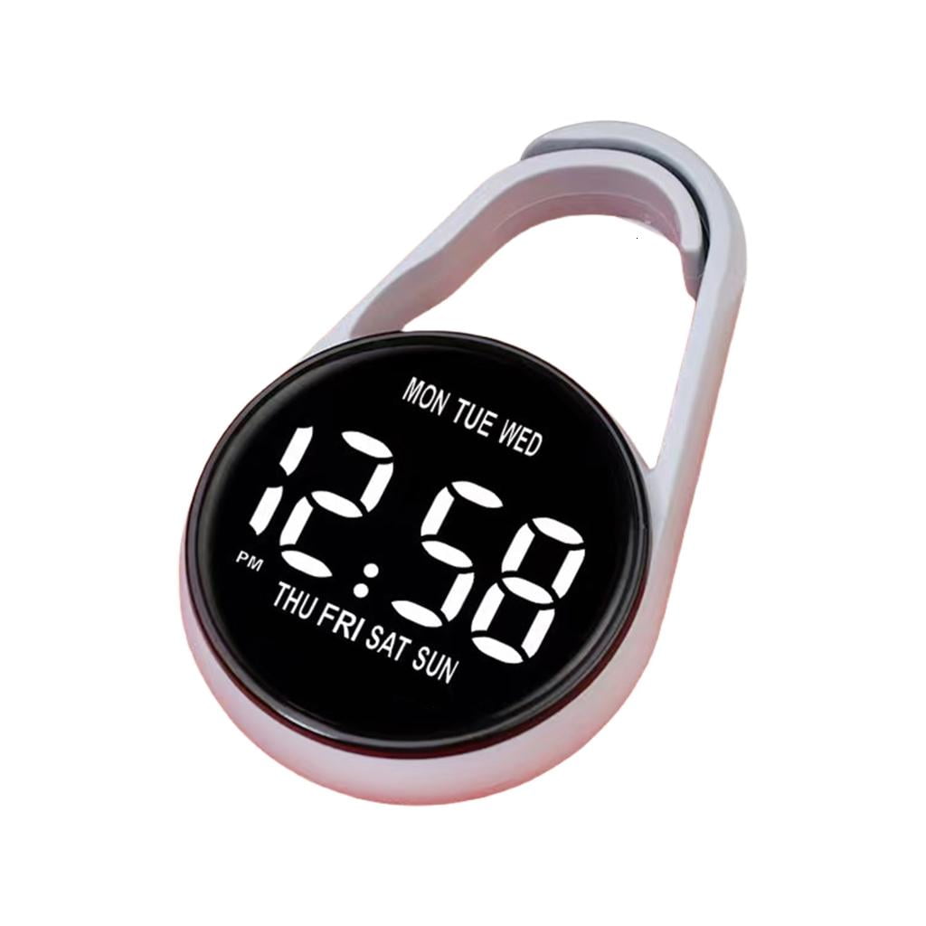 hejhncii Modern Mini Clock Touch screens Control ABS Shell Waterproof ...