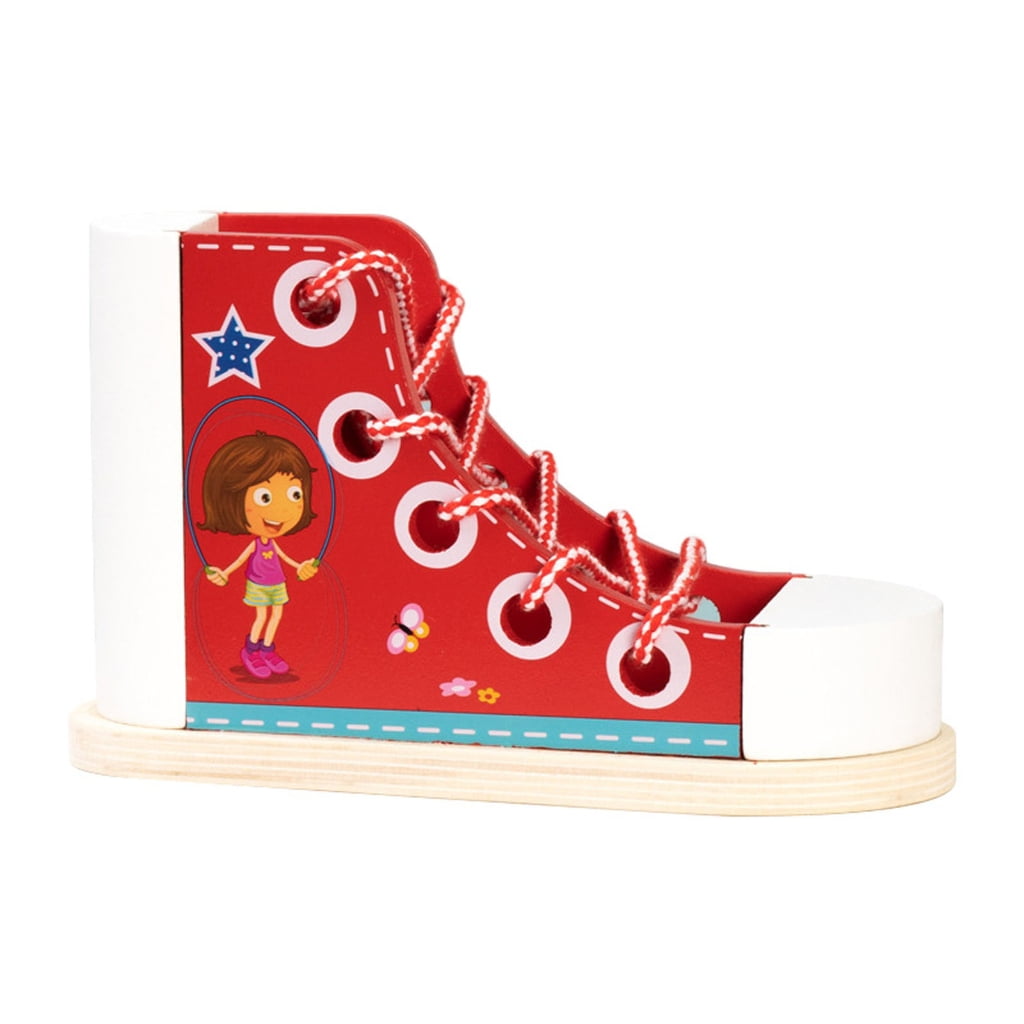 hejhncii Multi-functional Wooden Shoes Learn to Tie a Shoe Training ...