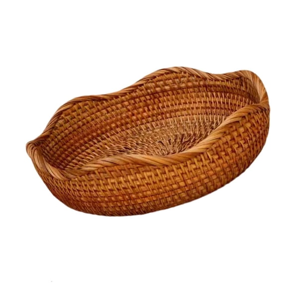 hejhncii Natural Fruit Basket Bread Storage Bin Ventilated Design For ...