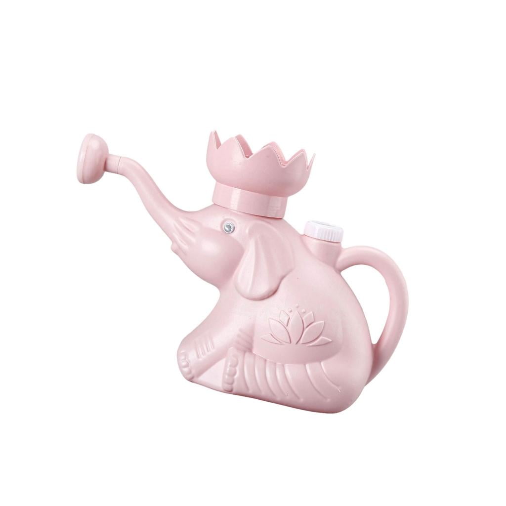 hejhncii Playful Elephant Watering Can 2L Capacity Long Sprinkler Spout ...