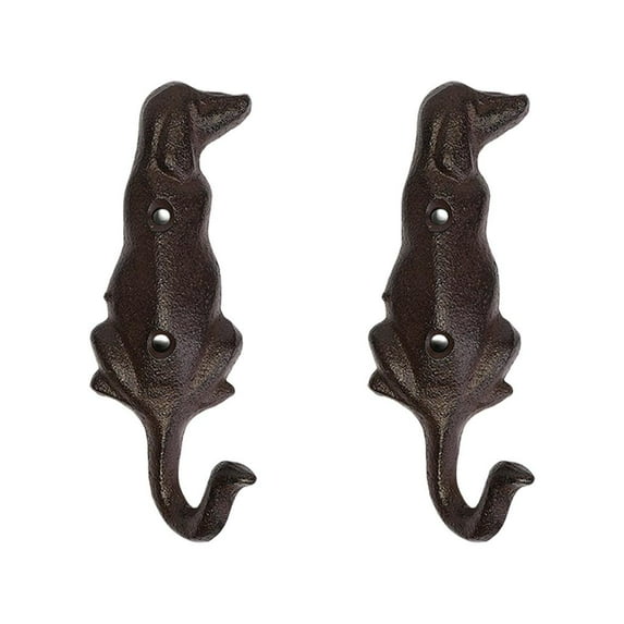 hejhncii Rusts Resistant Dog Themed Hanger Sturdy Iron Dog Back View ...