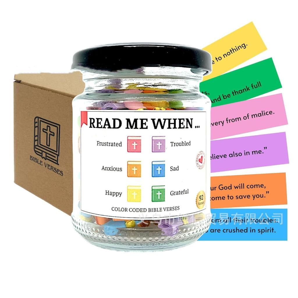 hejhncii Scripture Prayer Container For Personally Blessings Bible ...
