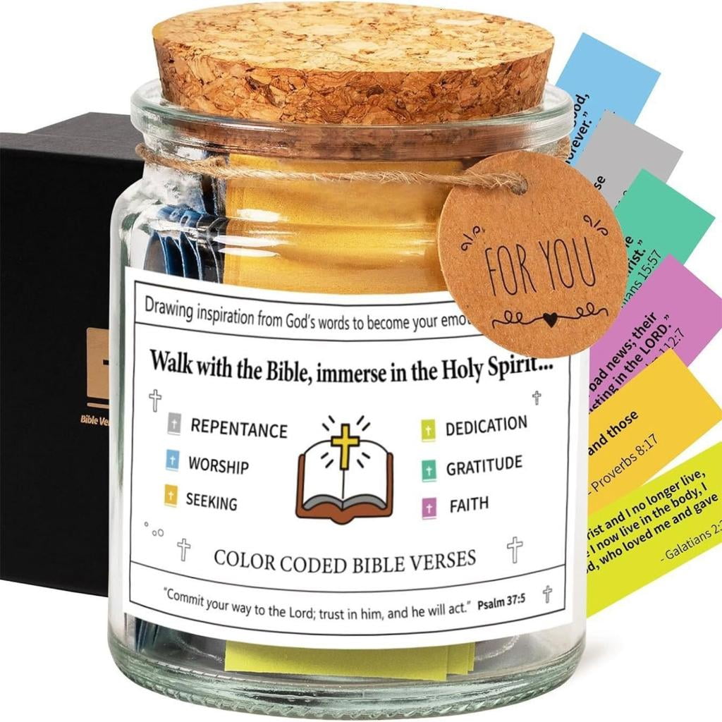hejhncii Scripture Prayer Container For Personally Blessings Bible ...