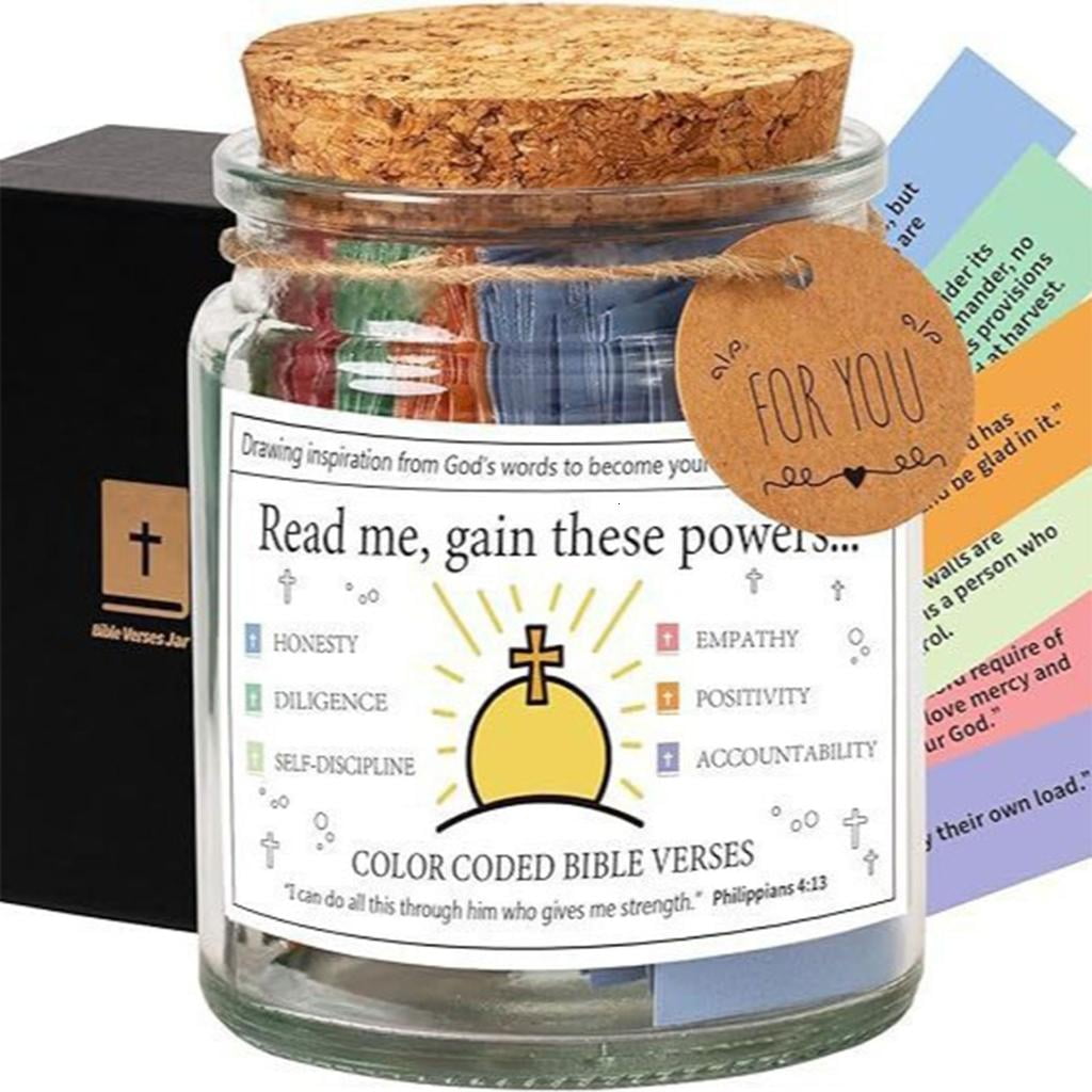 hejhncii Scripture Prayer Container For Personally Blessings Bible ...