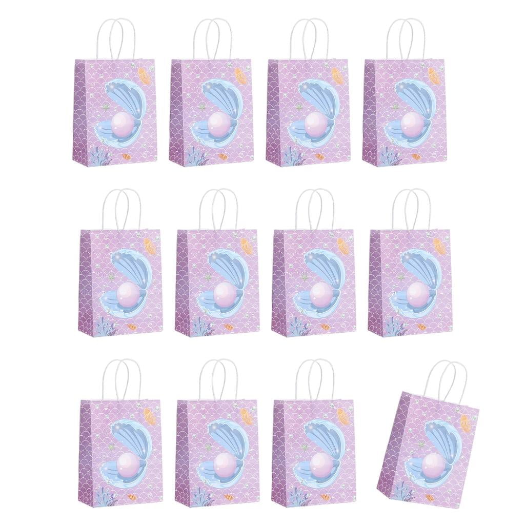hejhncii Set Of 12 Mermaids Gift Bags for Birthday Celebration ...