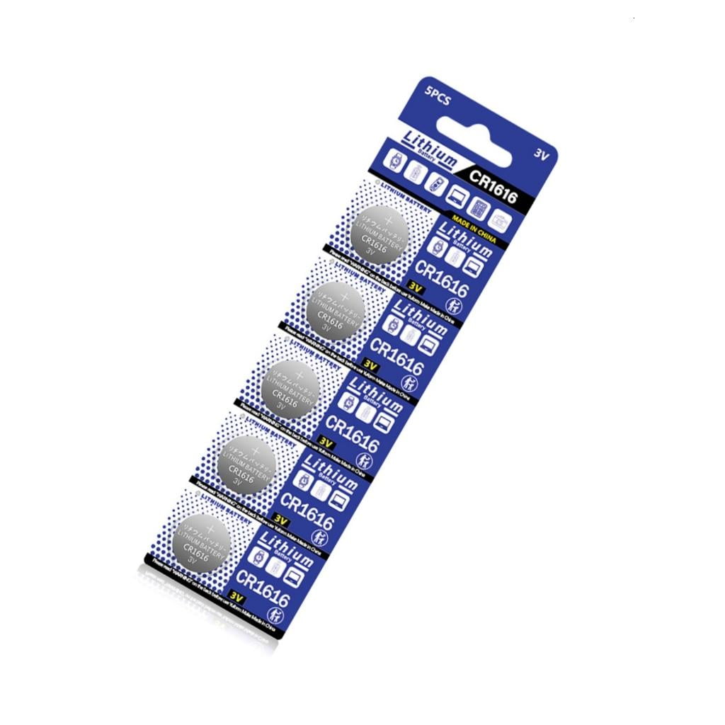 hejhncii Set of 5pcs CR1616 Coin Cell Battery for Pedometers And LED ...