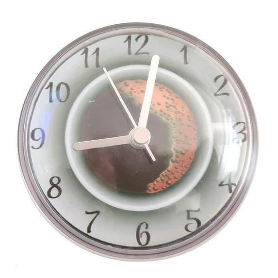 hejhncii Silents Waterproof Bathroom Clock, Shower Clock, Wall Clock ...