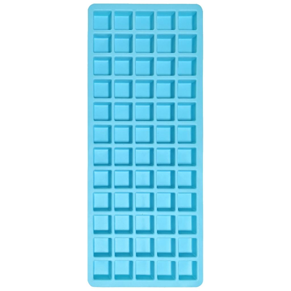 hejhncii Silicone Ice Cubes Tray 60 Grid Molds for Milk Coffee Use ...