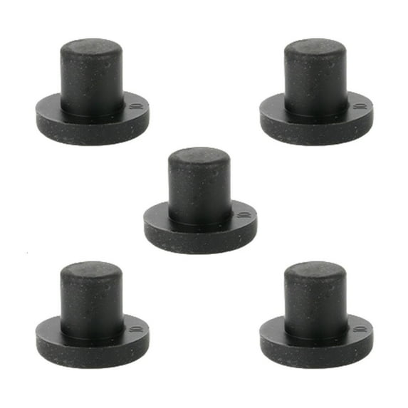 hejhncii Silicone Rubber Hole Caps Solid T Type Plug Cover Snap On ...
