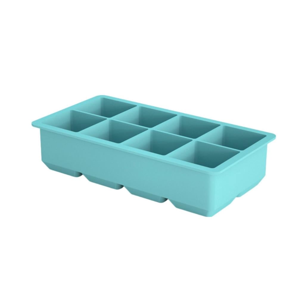 hejhncii Silicones Ice Cubes Maker Molds Nonstick Creates Perfect Large ...